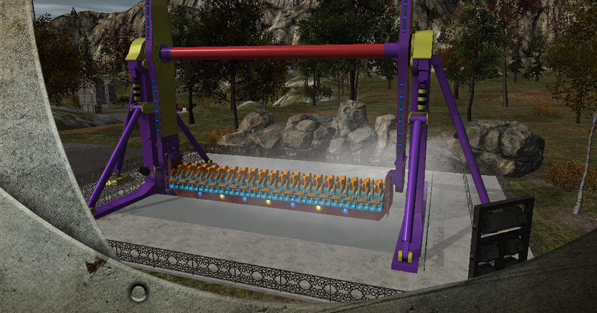 High Detail Fairground Ride 12 - Topspin | 3D Props | Unity Asset Store