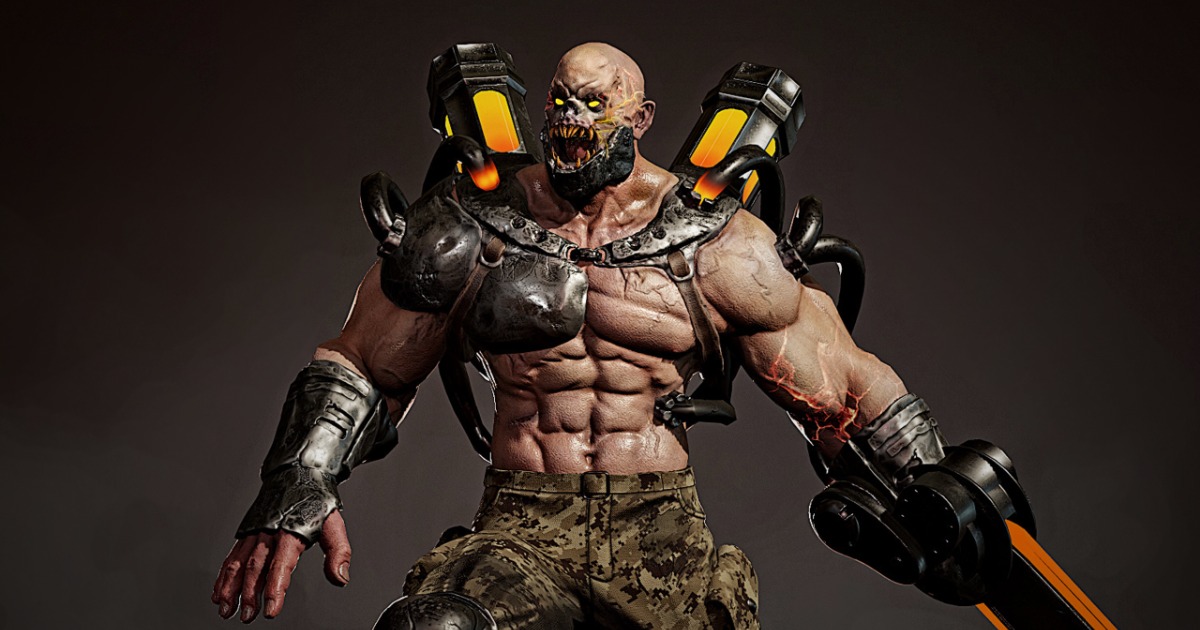 Zombie Boss Mutant (cyber) | 3D Characters | Unity Asset Store