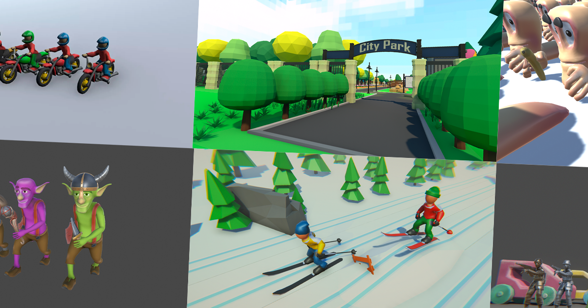 Low Poly characters- Big Pack | 3D Characters | Unity Asset Store