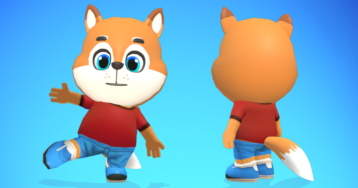 Fox Dog Animated | Characters | Unity Asset Store