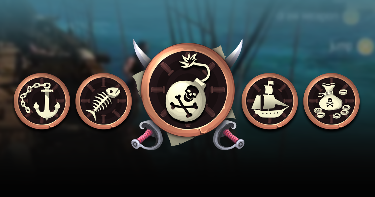 Pirates Flat Icons | 2D Icons | Unity Asset Store