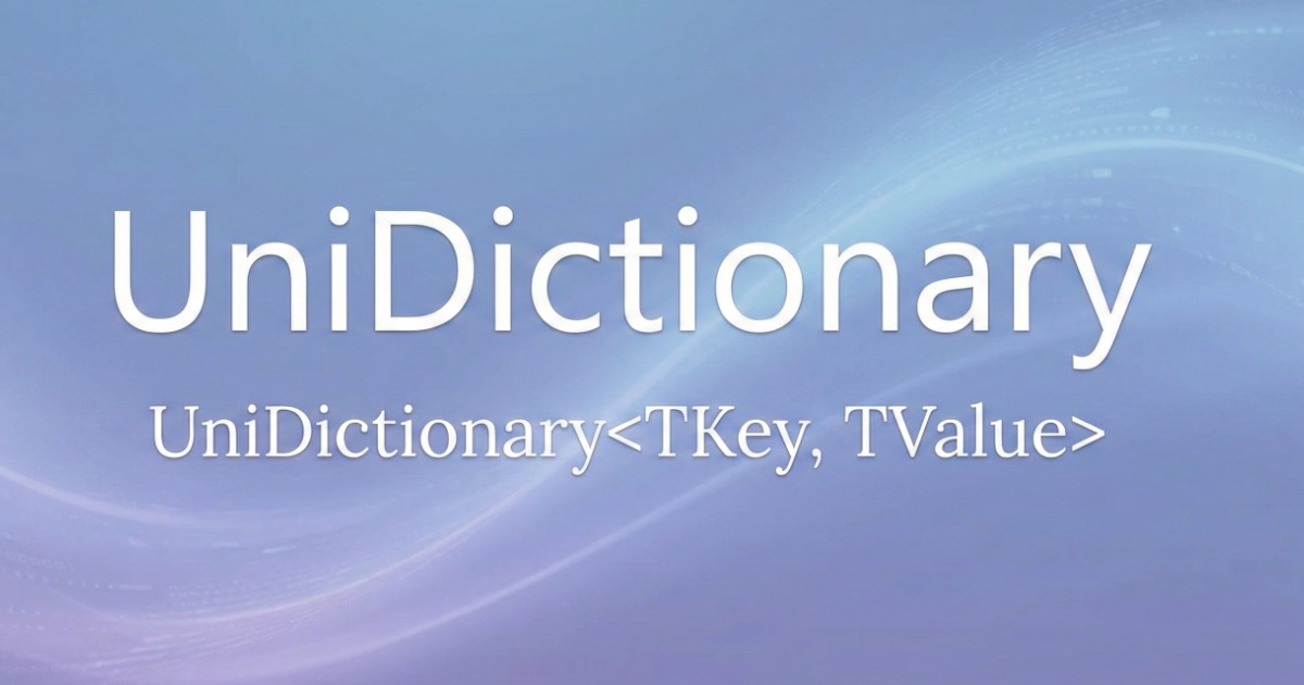 Serialized Dictionary : UniDictionary | Utilities Tools | Unity Asset Store