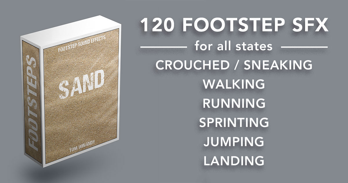 Footsteps Sound FX - Sand | 기타 효과음 효과음 | Unity Asset Store