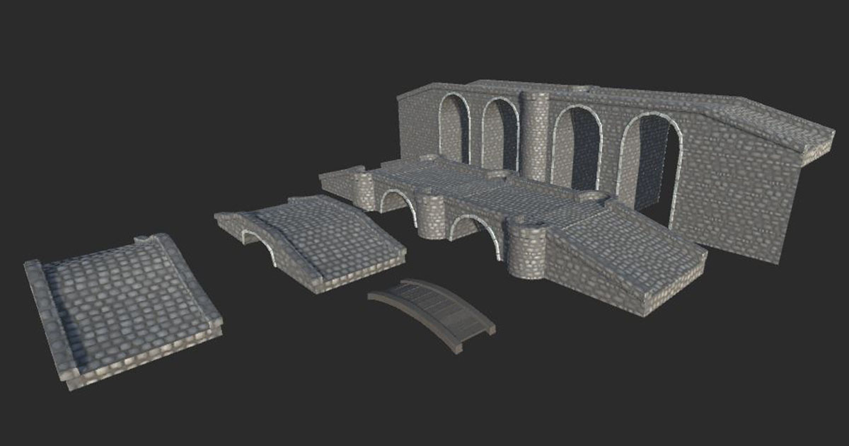 Modular Fantasy Bridges | 3D 梦幻 | Unity Asset Store