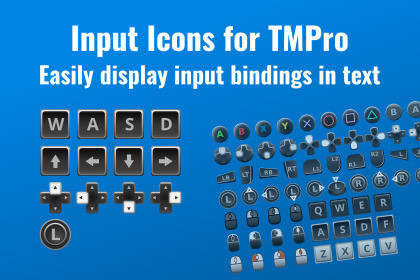 Input Icons for TMPro | Unity AssetStore Price down information