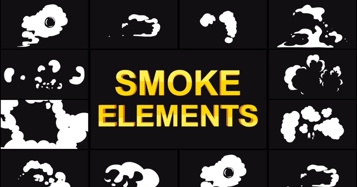 Hand Drawn Smoke Elements | VFX | Unity Asset Store