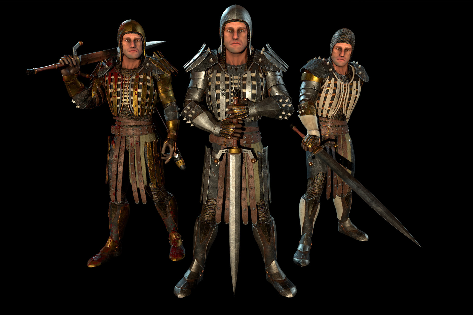 Dark knight set | Characters | Unity Asset Store