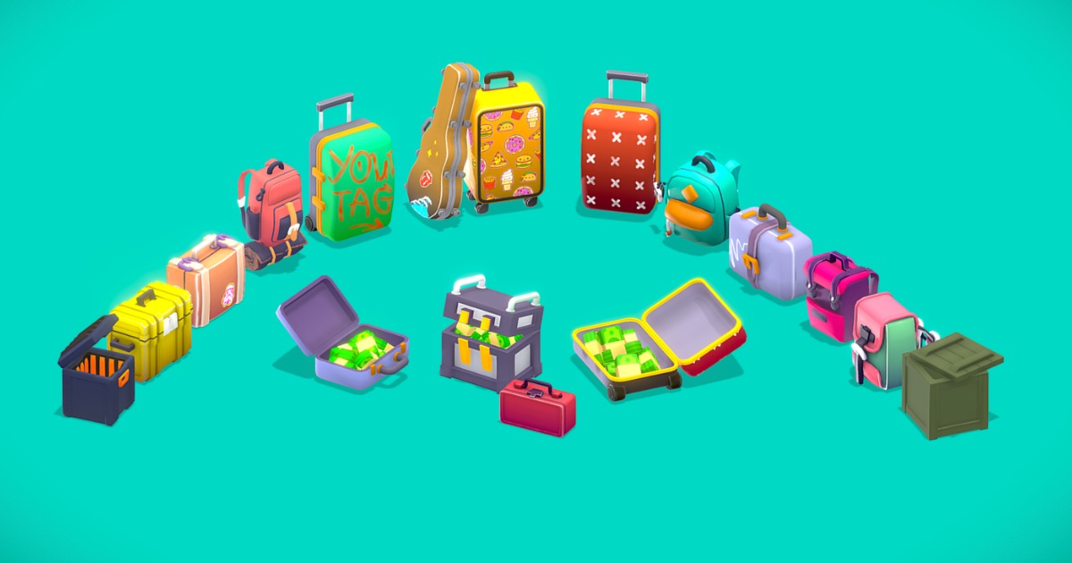Bags-Package | 3D Props | Unity Asset Store