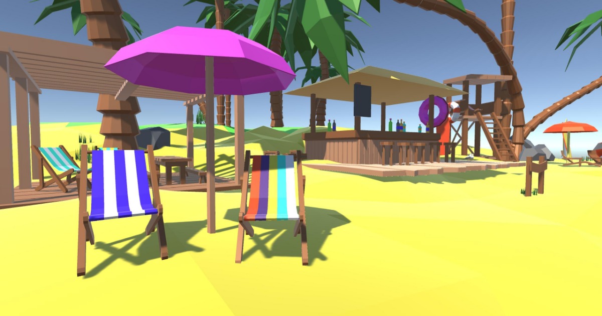 Summer Beach | 3D Exterior | Unity Asset Store
