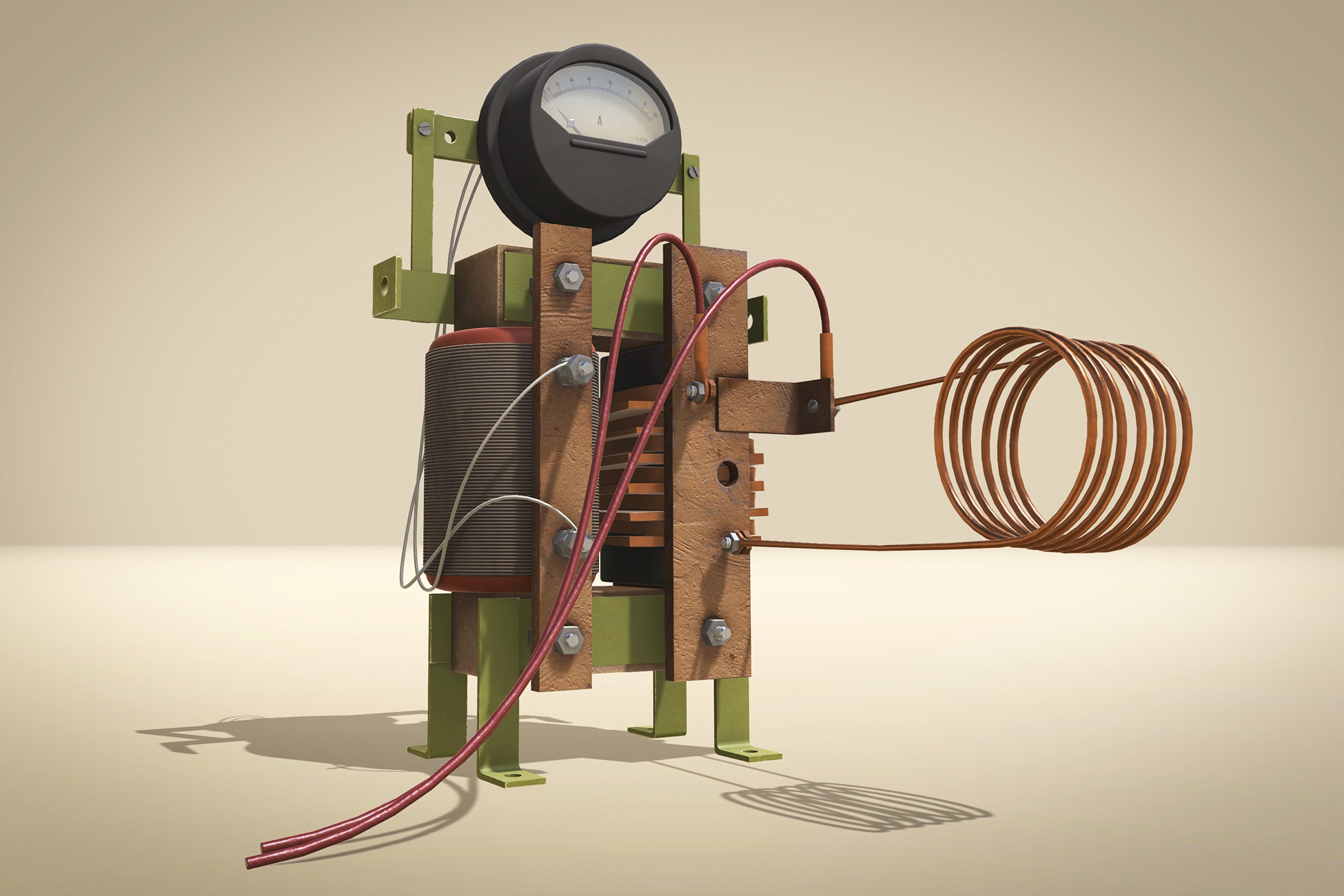 Vintage Electrical Stuff | Transformer | 3D Electronics | Unity Asset Store