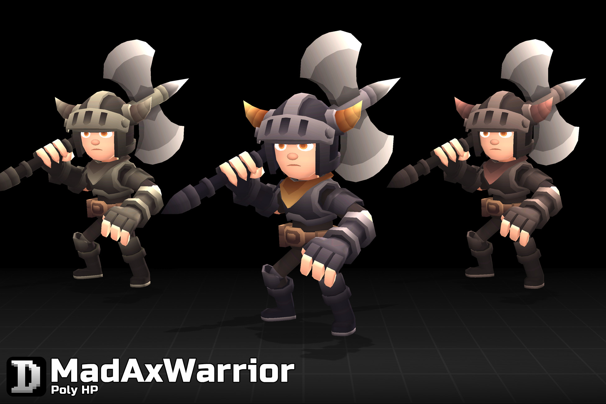 Poly HP - MadAxWarrior | Characters | Unity Asset Store