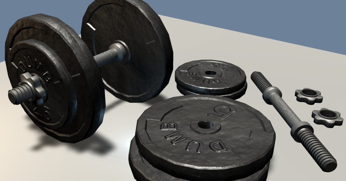 Sports Equipment - Dumbbell | 3D Props | Unity Asset Store
