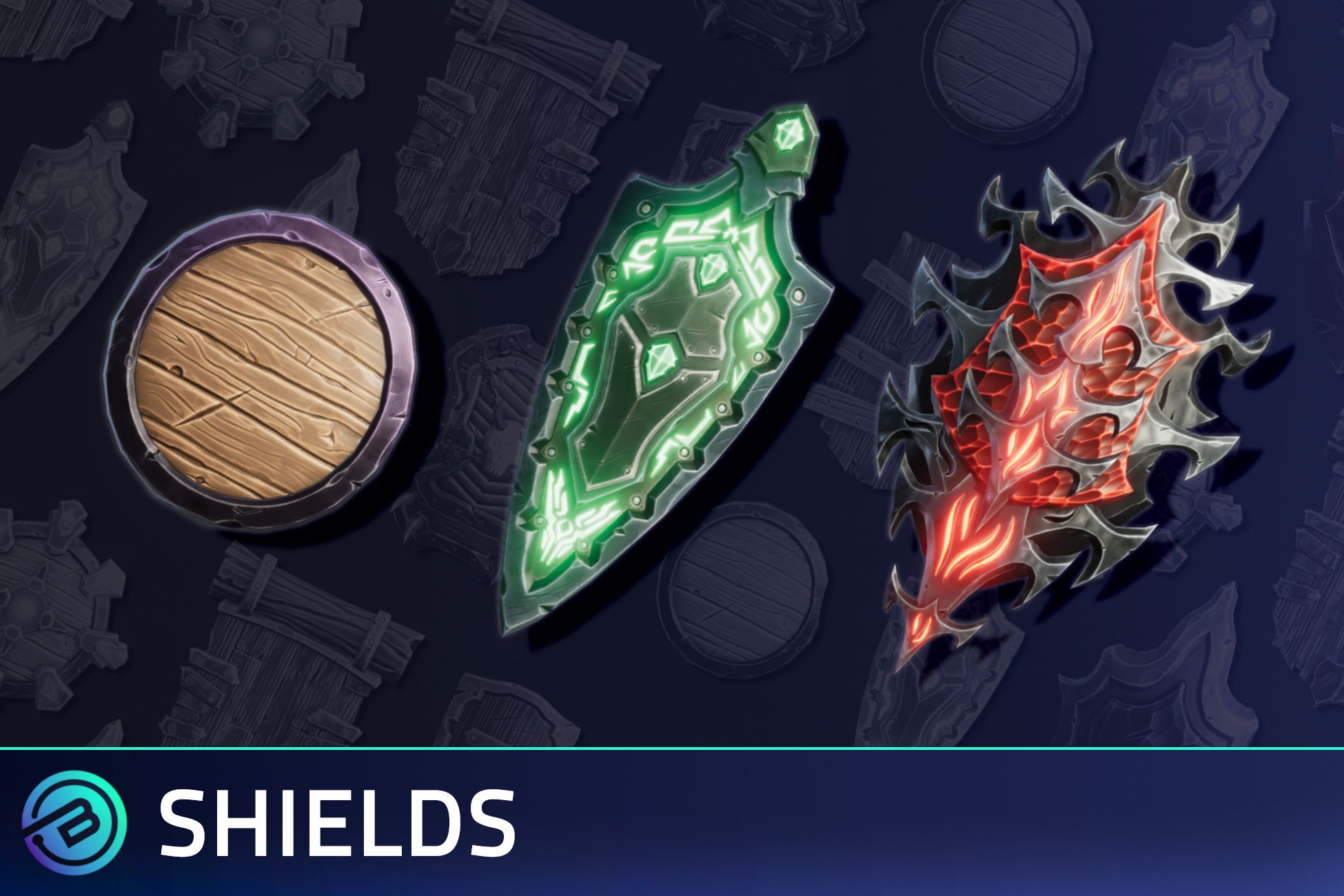 Stylized Shields - RPG Weapons | 3D Weapons | Unity Asset Store