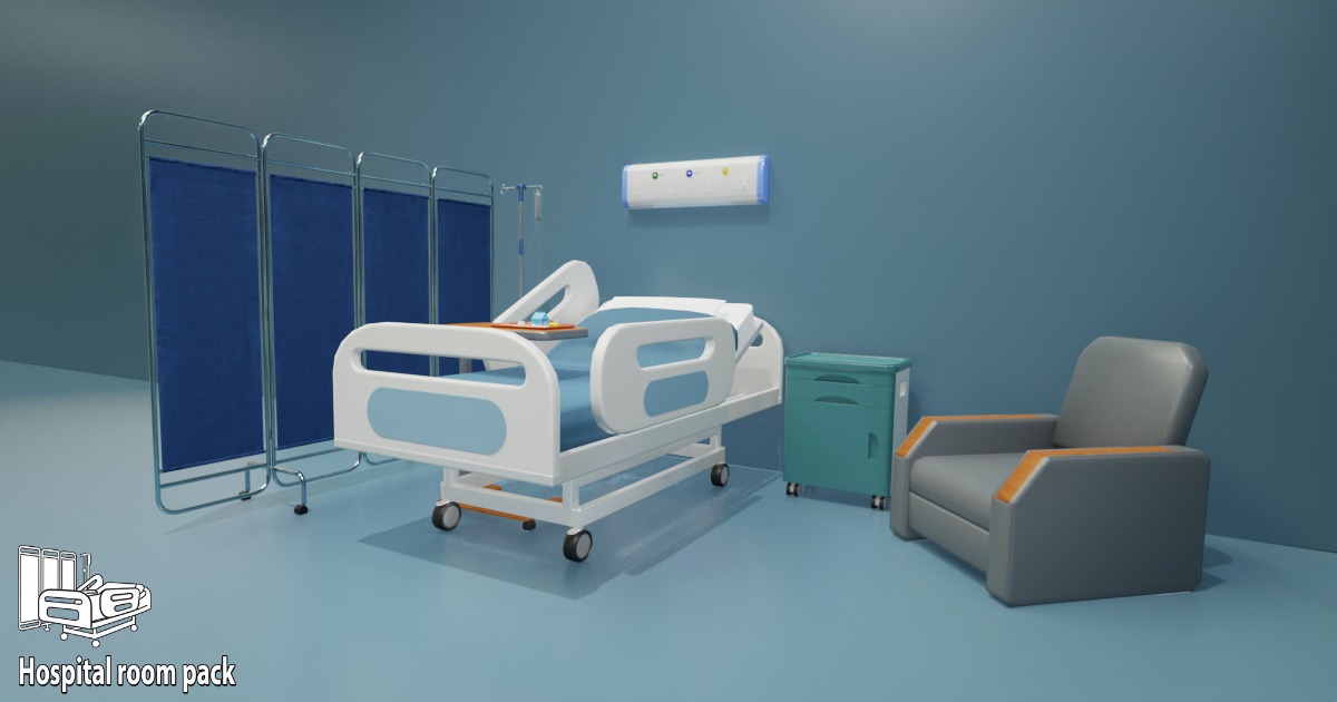 Hospital Room Pack | 3D Props | Unity Asset Store