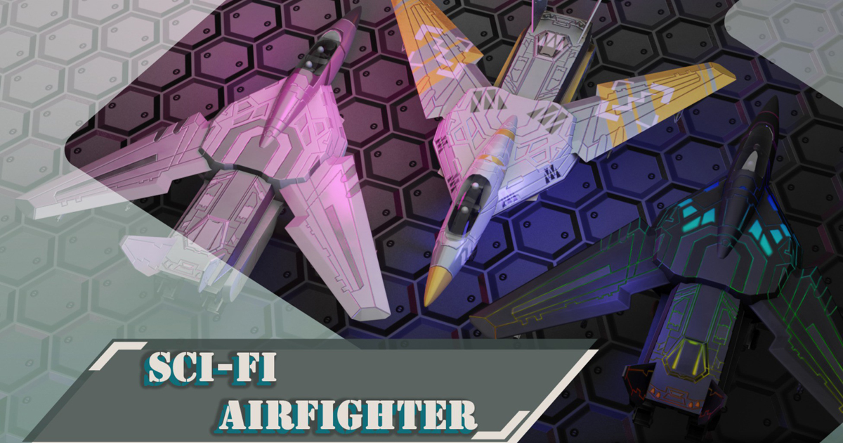 Sci-fi Air Fighter part3 | 3D Air | Unity Asset Store