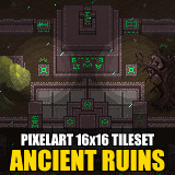 2D TopDown Ancient Ruins Tileset - Rogue Adventure