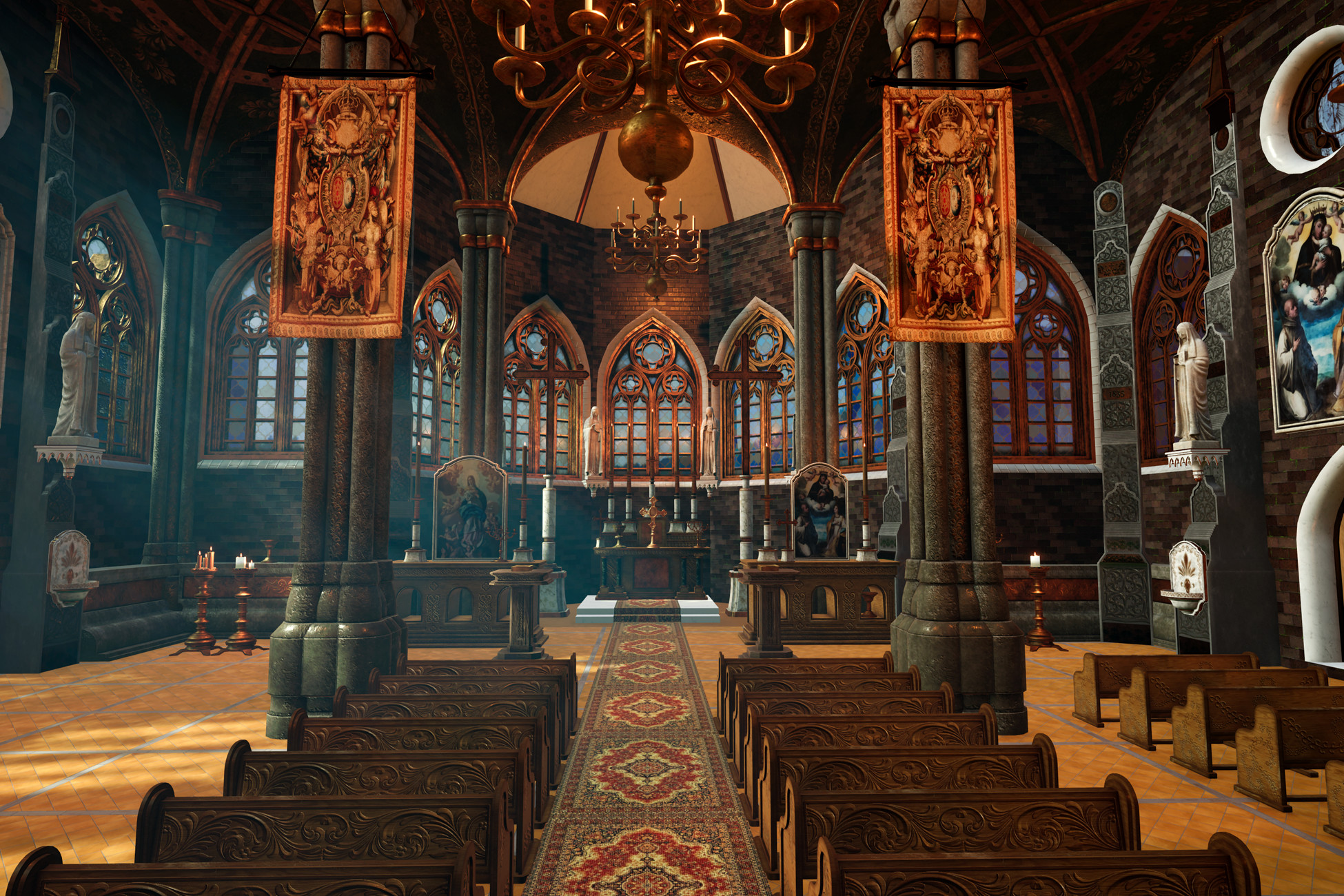 Cathedral 2. (URP) | 3D Historic | Unity Asset Store