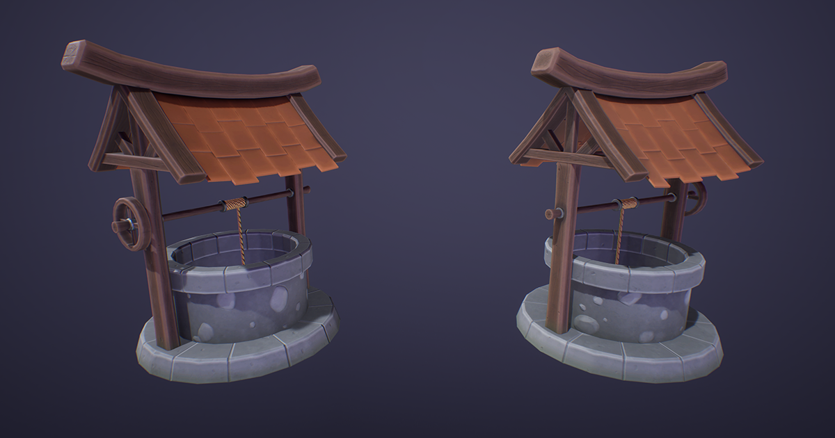 Stylized Medieval Water Well | 3D Props | Unity Asset Store
