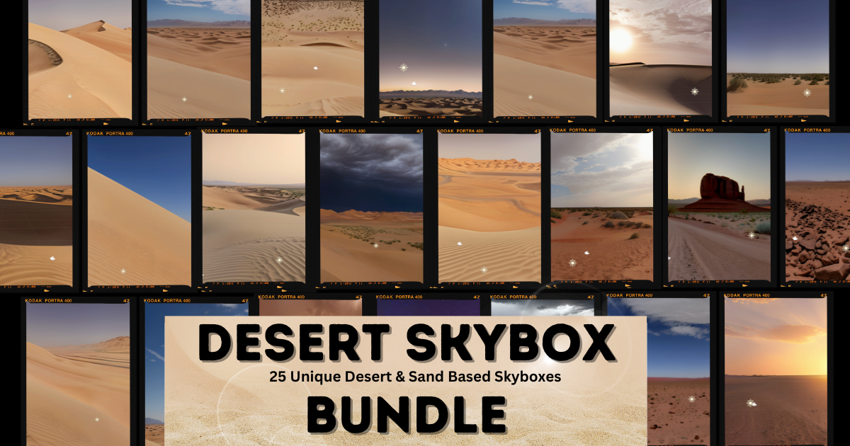 Desert SkyBox Bundle - 25 Unique Desert Skyboxes | 2D Sky | Unity Asset Store