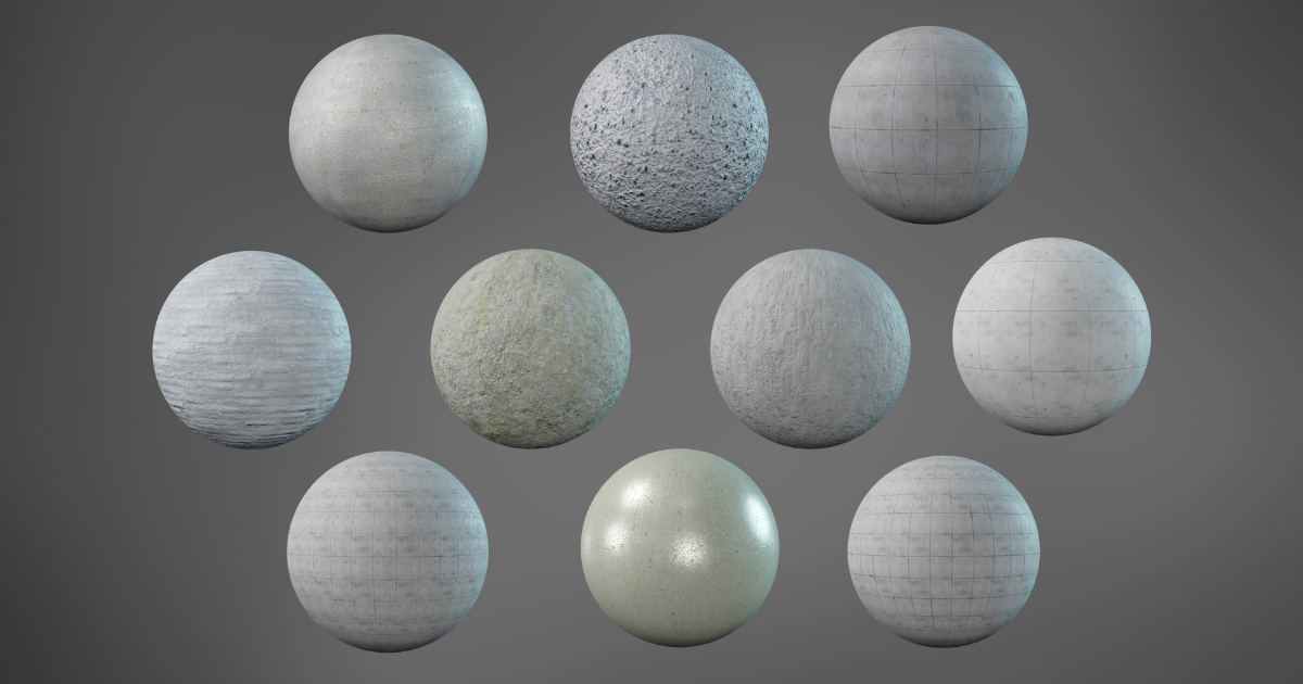 Concrete Material V03 | 2D 水泥 | Unity Asset Store