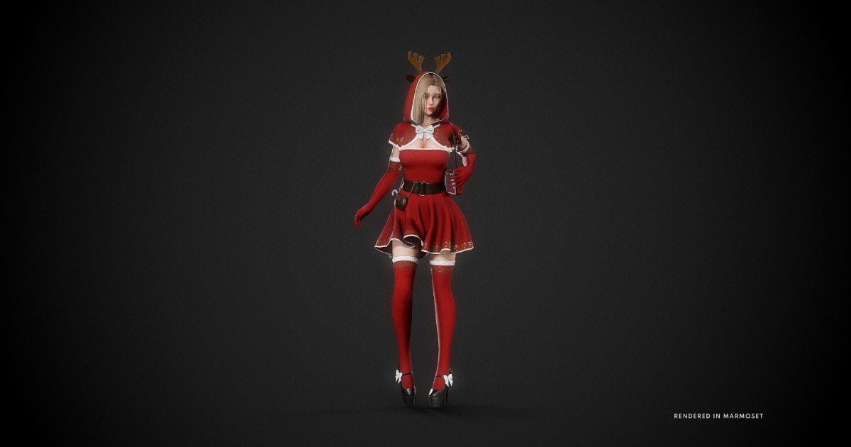 Christmas Girl | Characters | Unity Asset Store