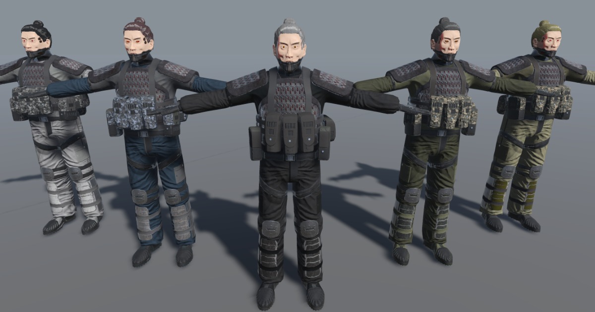 Chinese Cyborg Warrior Character Free | Characters | Unity Asset Store