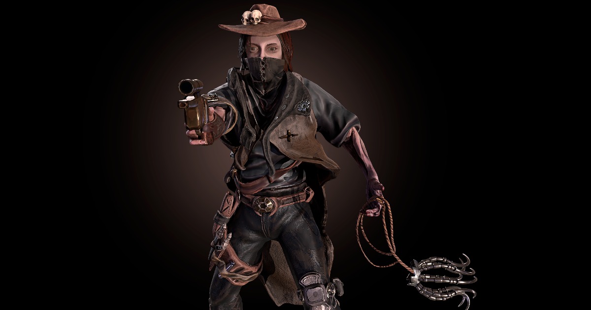 Undead Outlaw Cowboy | 3D Characters | Unity Asset Store