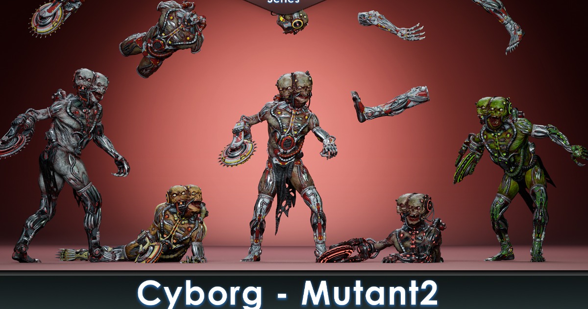 Cyborg Mutant2 | 3D Characters | Unity Asset Store