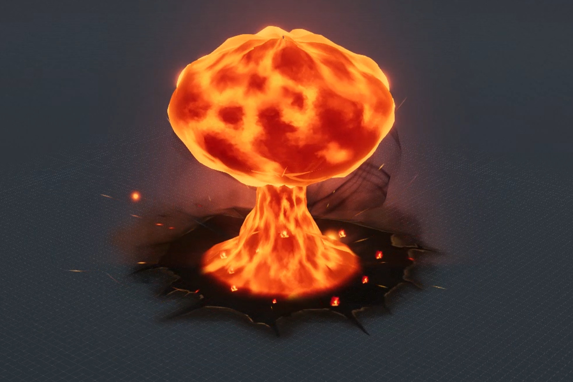 Nuclear Explosion VFX - Elemental Nuke | 火焰与爆炸 | Unity Asset Store