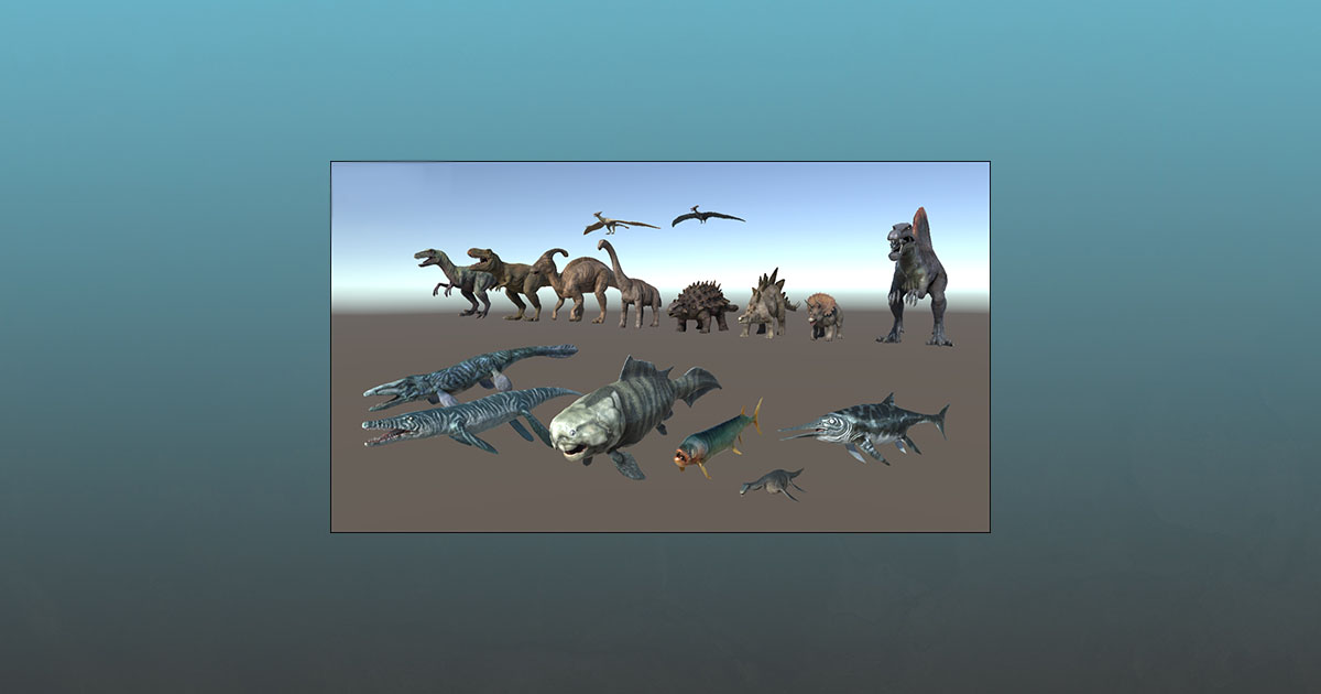 Dinosaurus Animals Big Pack | 3D Characters | Unity Asset Store