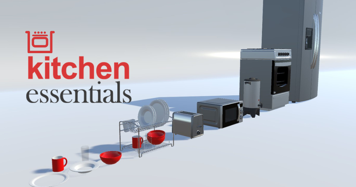 kitchen essentials | 3D Props | Unity Asset Store
