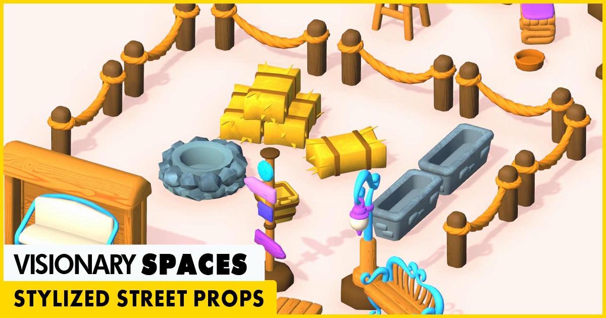 Stylized Street Props | 3D Props | Unity Asset Store