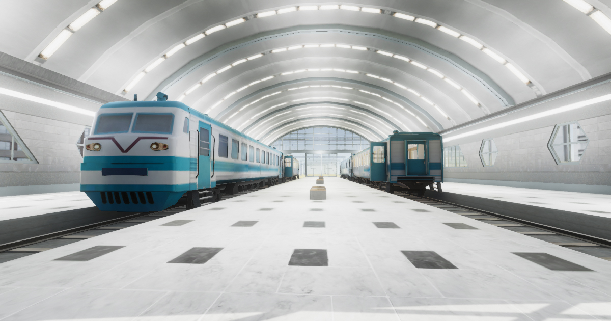 Train Station 02 | 3D Industrial | Unity Asset Store
