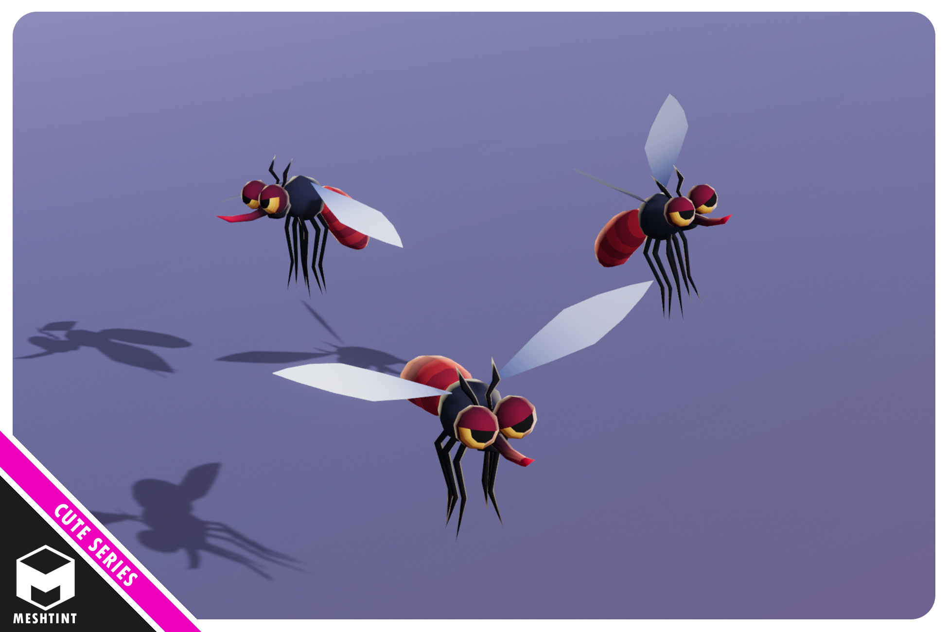 Mosquito Bug Cute Series | 캐릭터 | Unity Asset Store