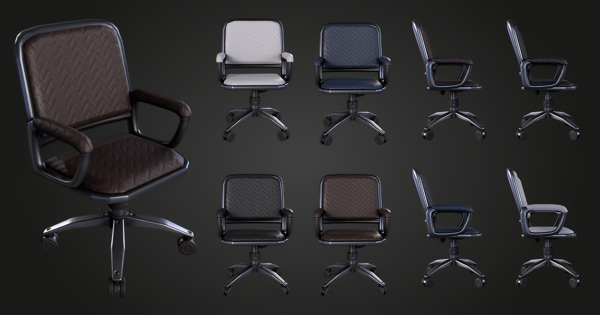 Office Chair Vol. 5 | 3D Props | Unity Asset Store