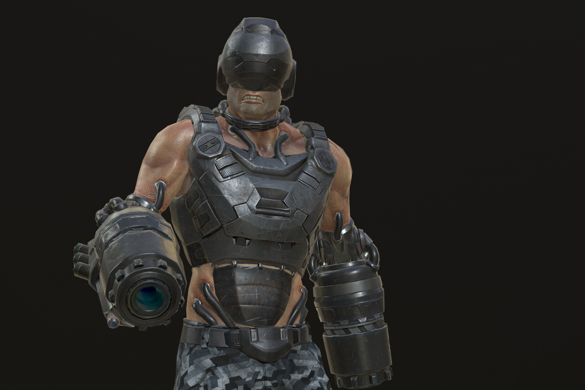 Sci_Fi_Soldier_Kami | 캐릭터 | Unity Asset Store