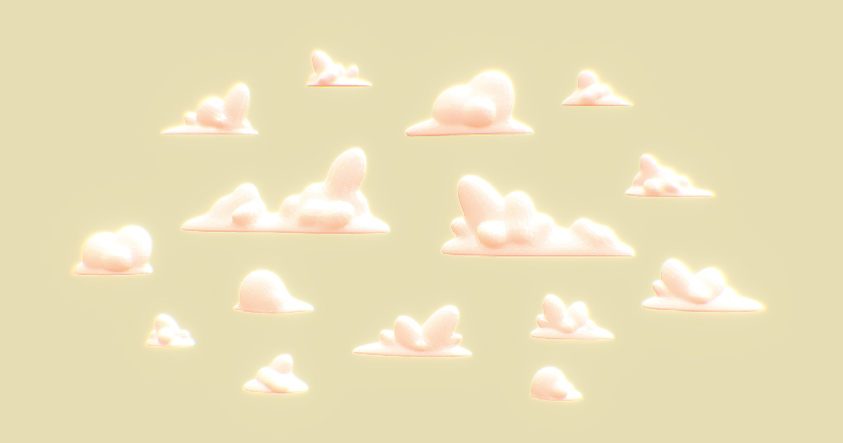 Stylized Clouds Pack - Vol 04 | 3D Props | Unity Asset Store