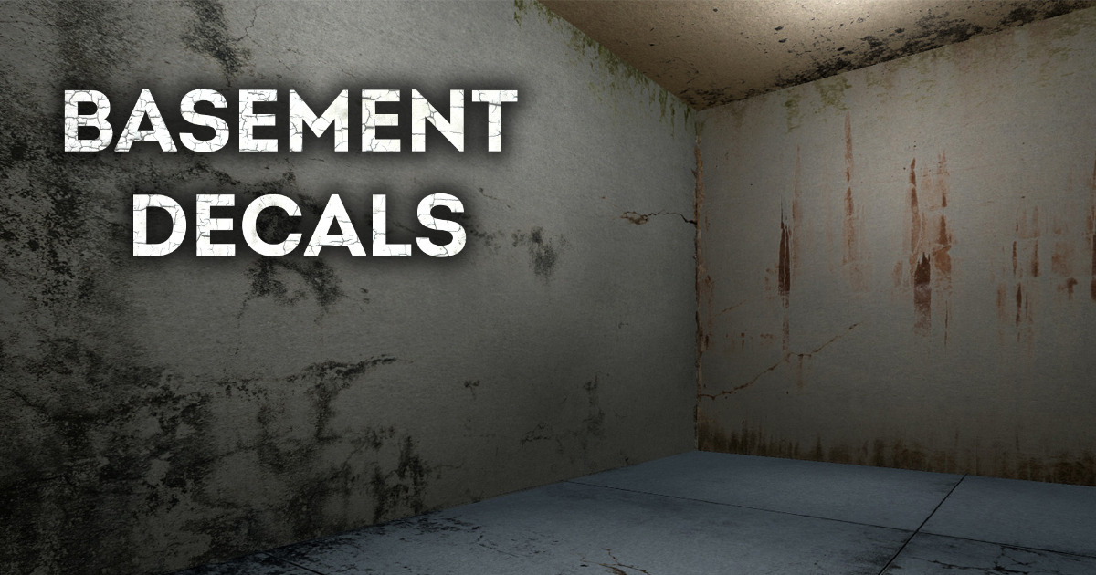 Basement decals | 2D Textures & Materials | Unity Asset Store