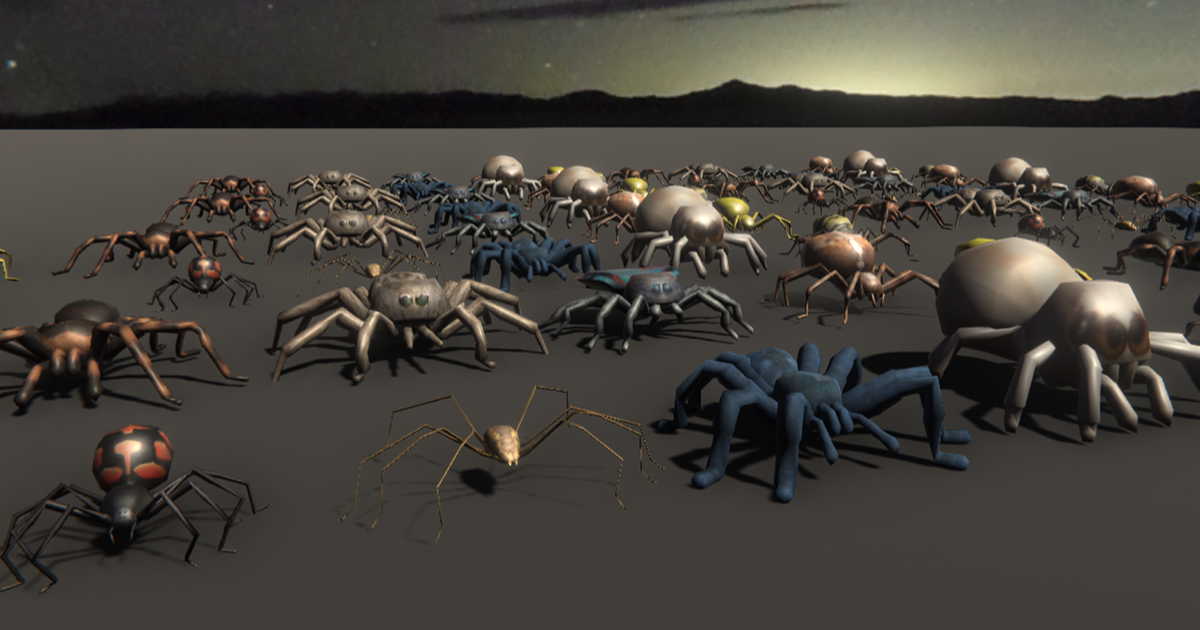 Spiders - characters with animations | Characters | Unity Asset Store