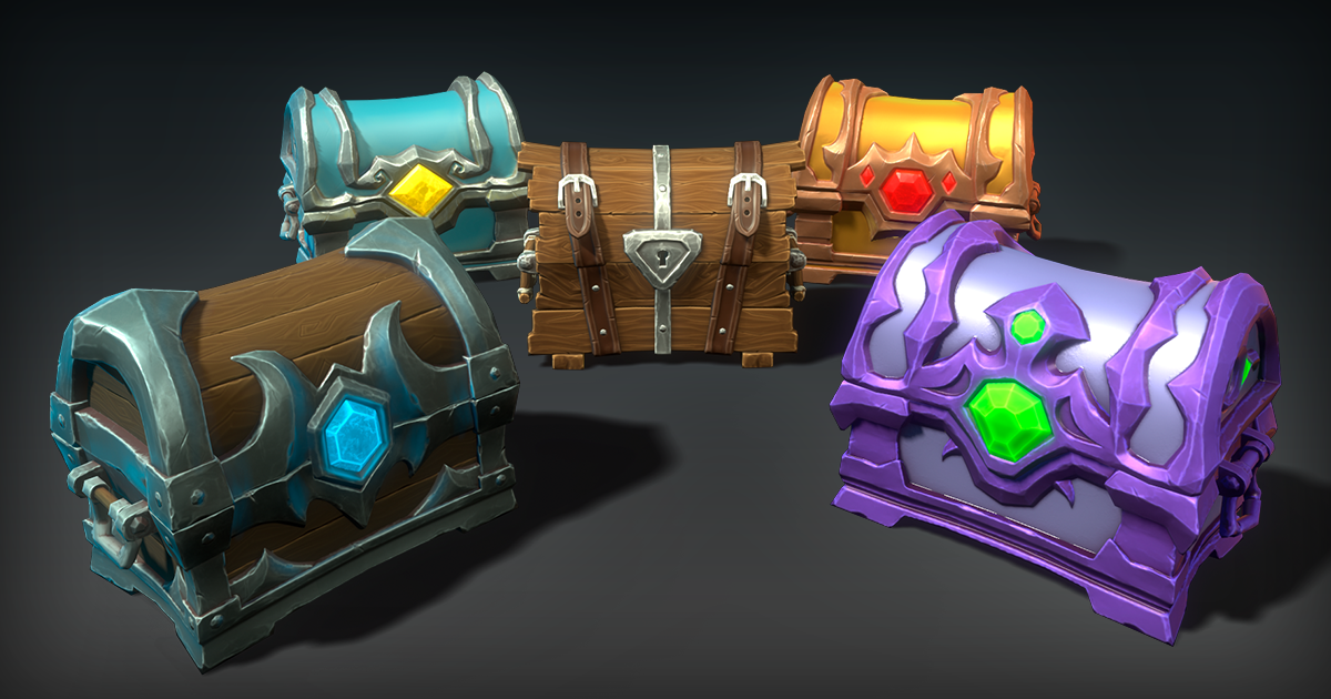 Pack of Animated PBR Chests | 3D Fantasy | Unity Asset Store