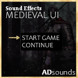 Medieval User Interface - Sound Effects
