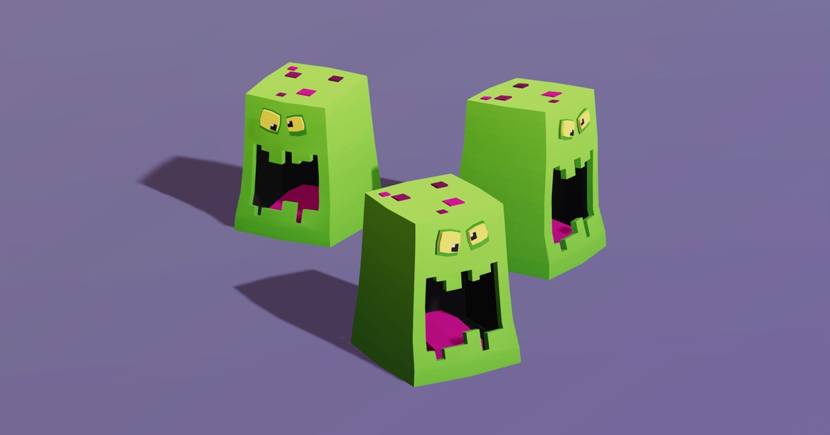 Slime Monster Toon Series | 3D Creatures | Unity Asset Store