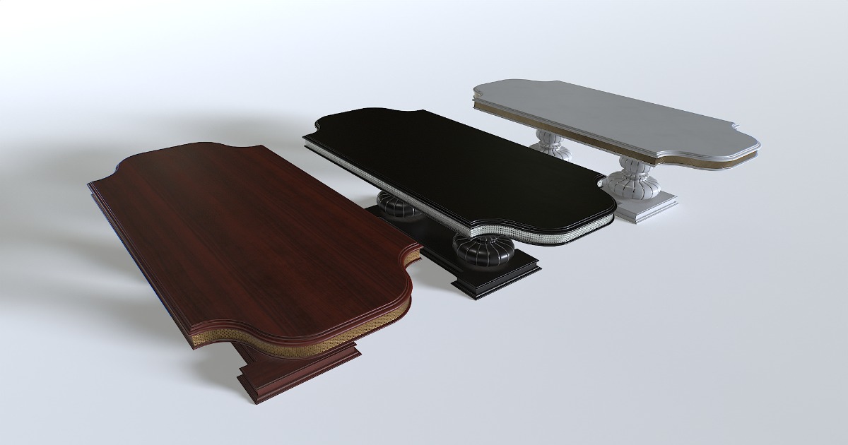 Classic Table 5 | 3D Furniture | Unity Asset Store