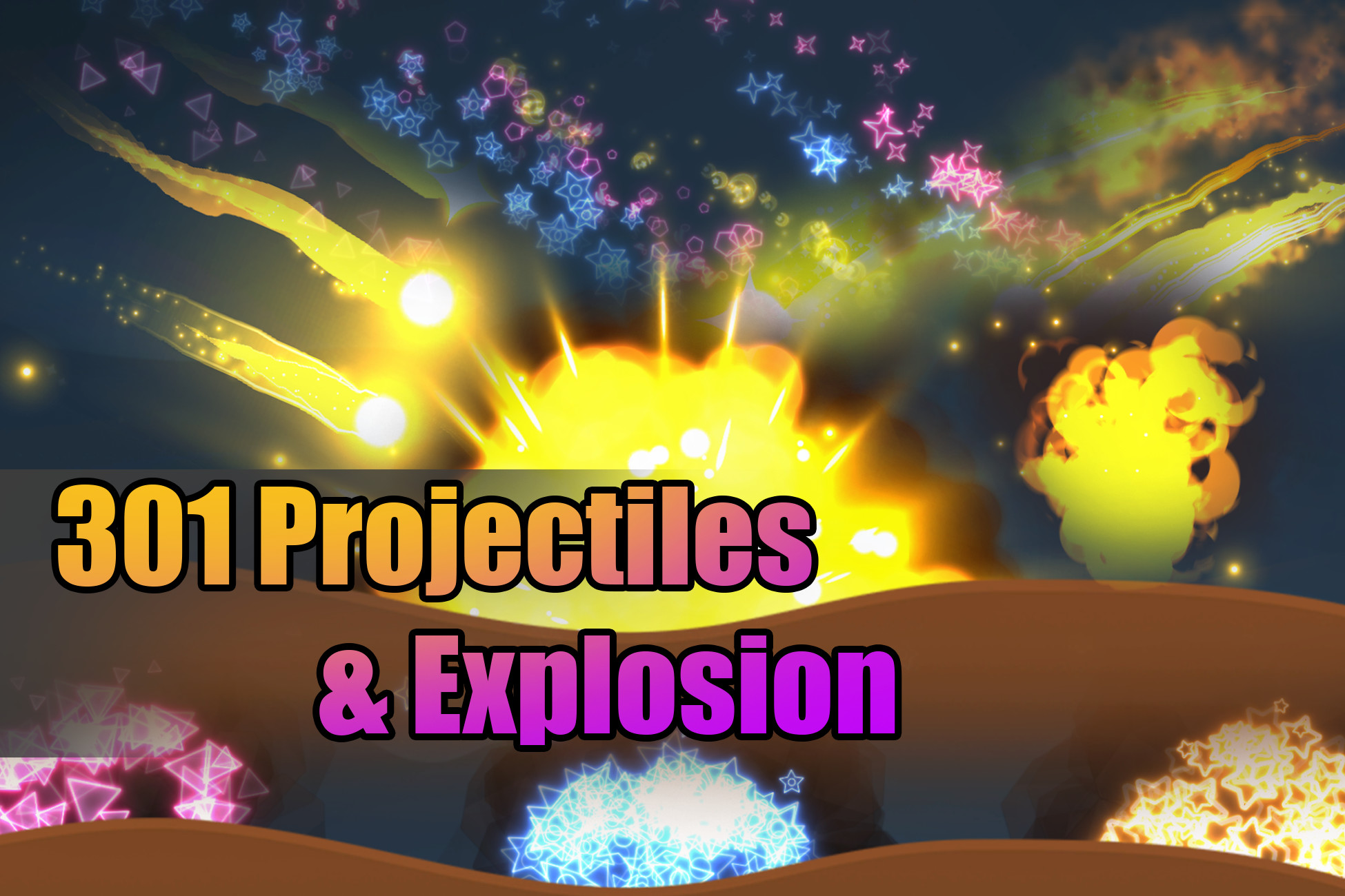 Projectiles and Explosion - Megapack | Fire & Explosions | Unity Asset Store