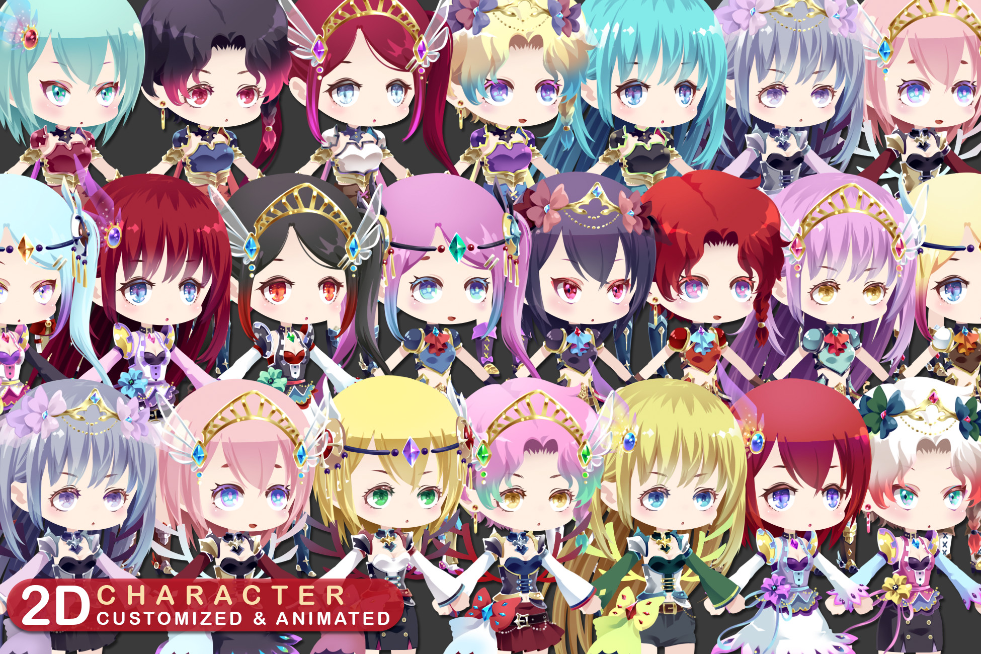 Customized & Animated Doll _4 | 2D Characters | Unity Asset Store Customized & Animated Doll _4 | 2D Characters | Unity Asset Store