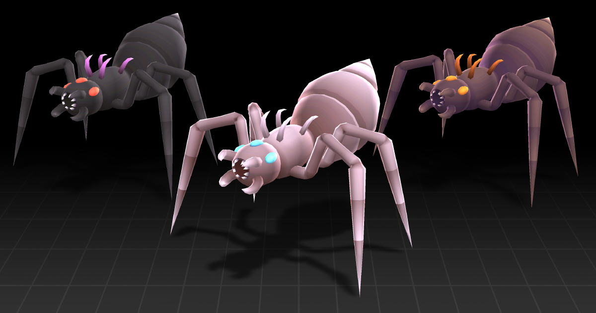 Poly HP - AbyssSpider | 3D Creatures | Unity Asset Store