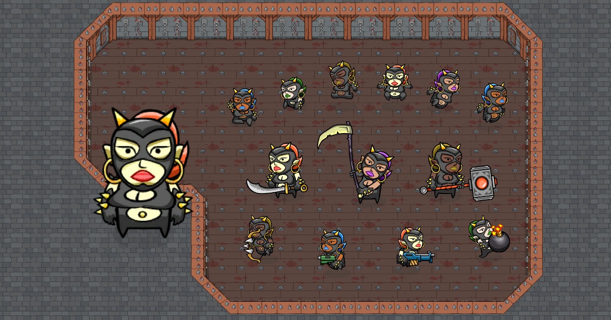 2D Character - Iron Maiden | 2D Characters | Unity Asset Store