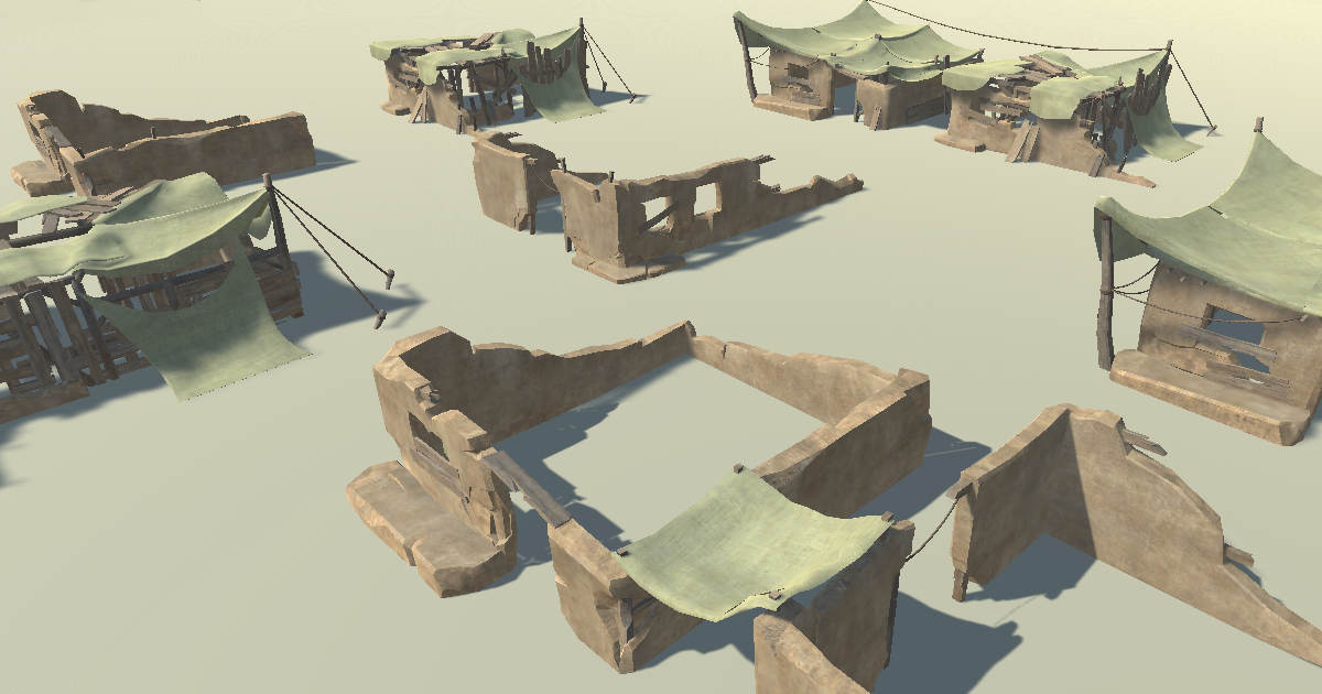 Desert Slum Village pack | 3D Environments | Unity Asset Store