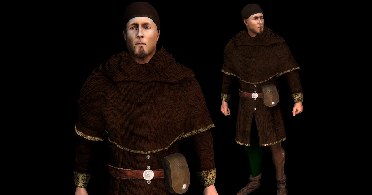UMA Medieval Scribe | 3D Humanoids | Unity Asset Store