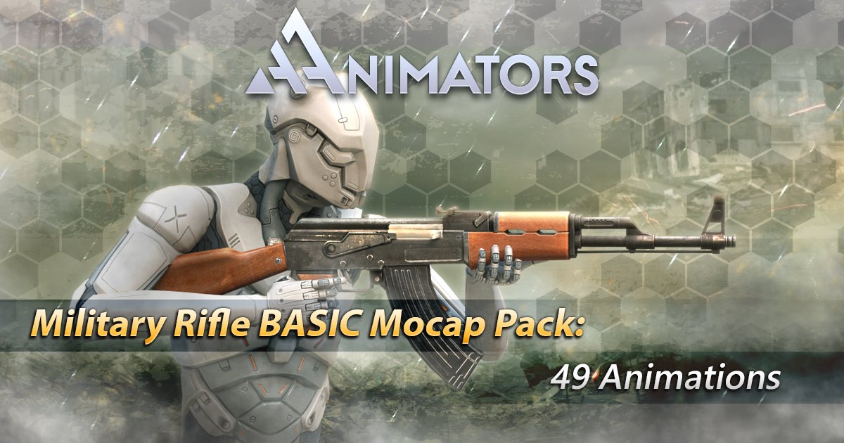 Military Rifle Basic: Mocap pack | 3D Animations | Unity Asset Store
